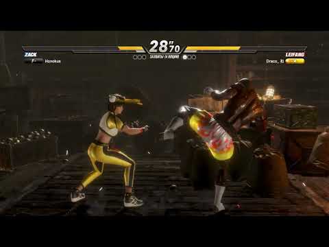 #DOA6,   ZACK vs LEIFANG,   Dead or Alive 6