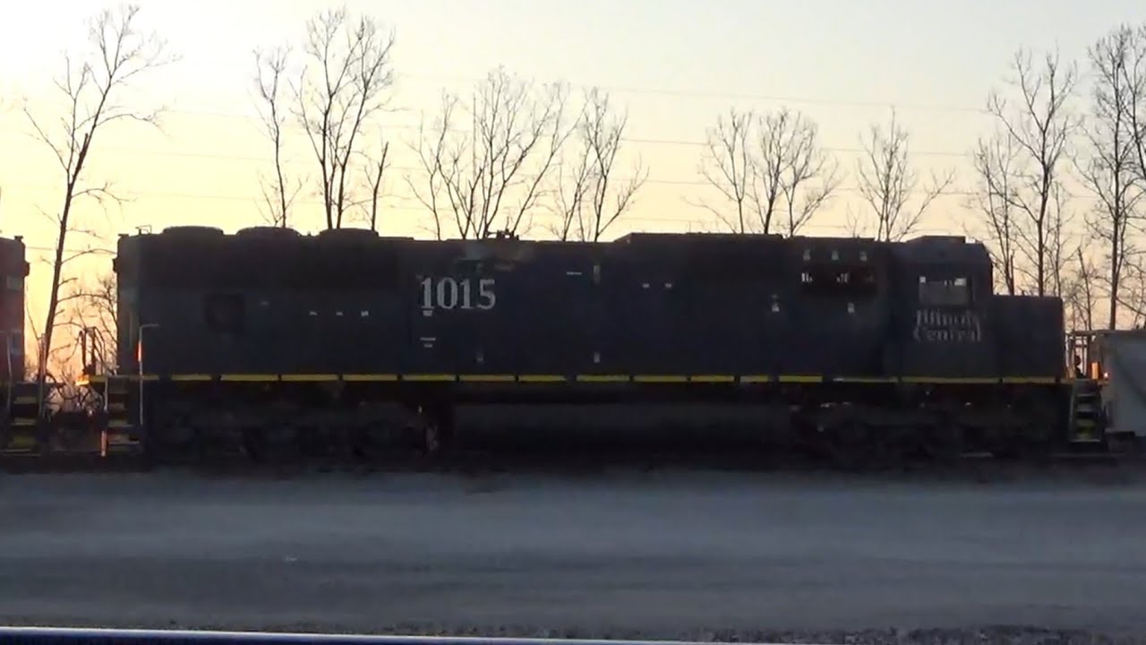 IC Death Star SD70 1015 Sitting in Effingham, IL - YouTube
