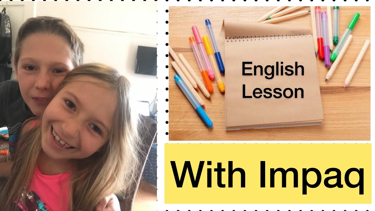 Impaq homeschooling English lesson - YouTube