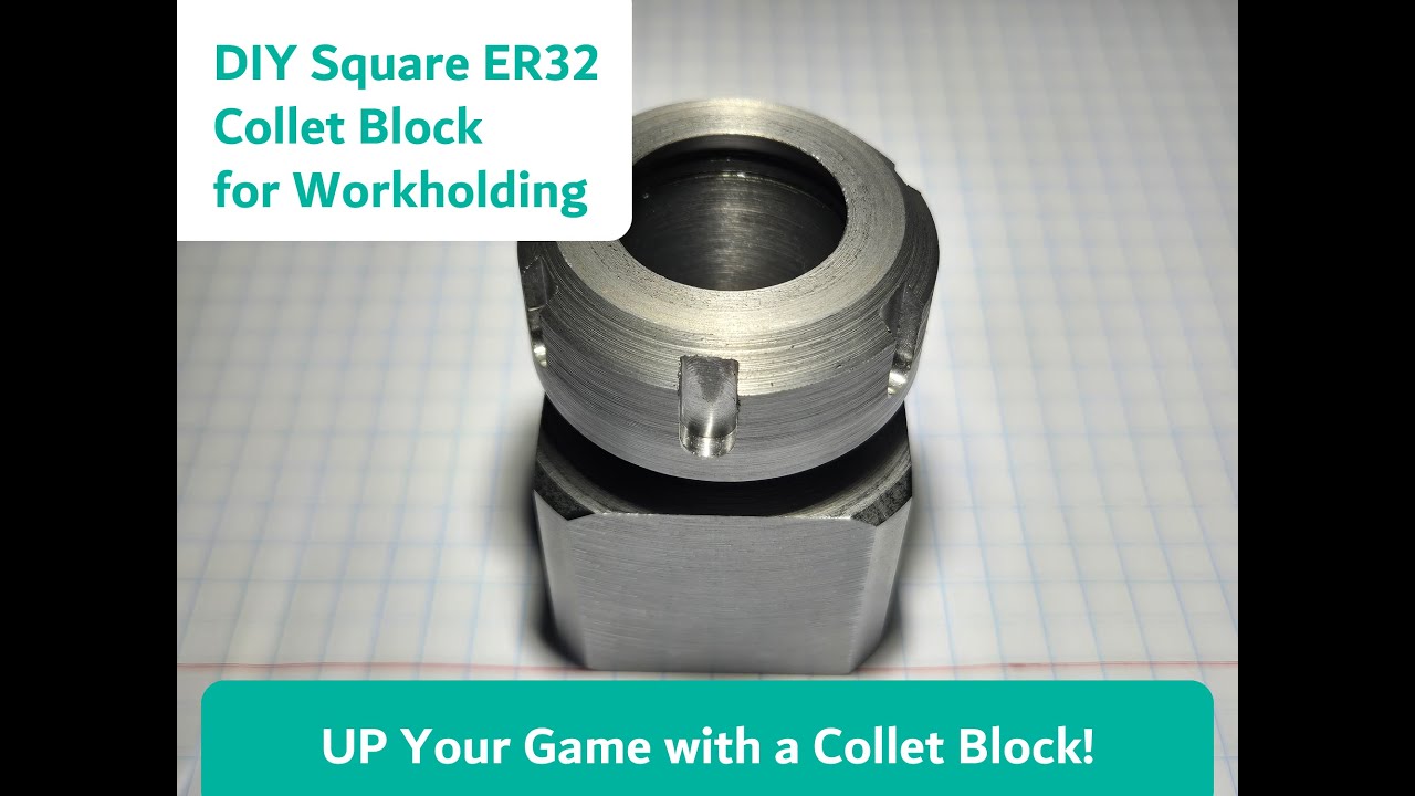 Making a ER32 collet block - YouTube