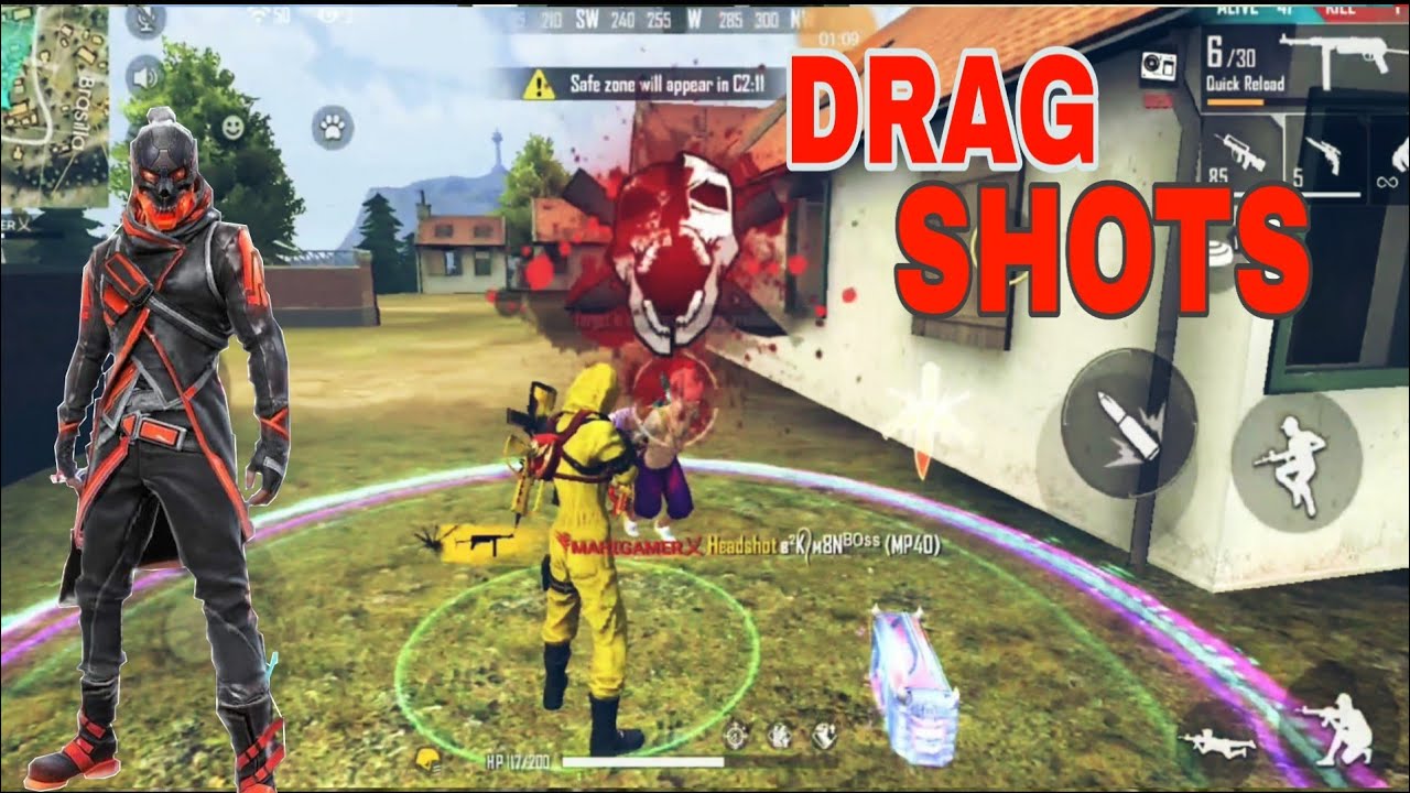 Free Fire Best Drag HeadShots Player - YouTube