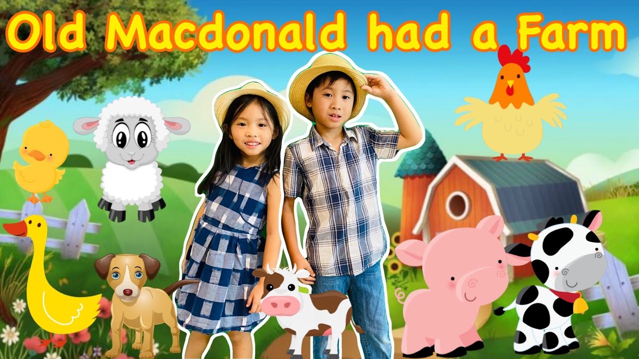 Old Macdonald had a Farm| kids nursery rhymes|song for kids เพลงเด็ก ...