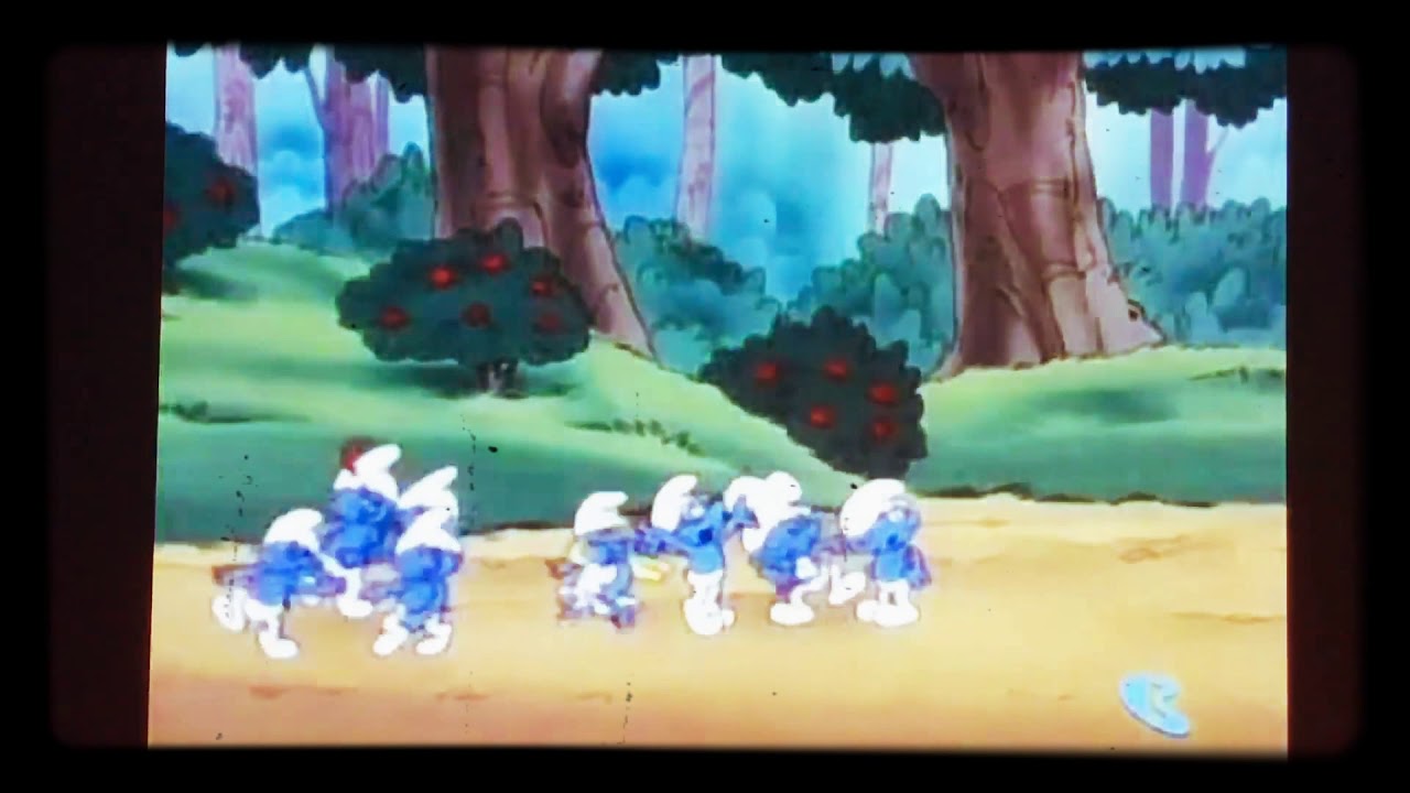 Smurfs gormandizing greedy colorful with chipmunk voice - YouTube