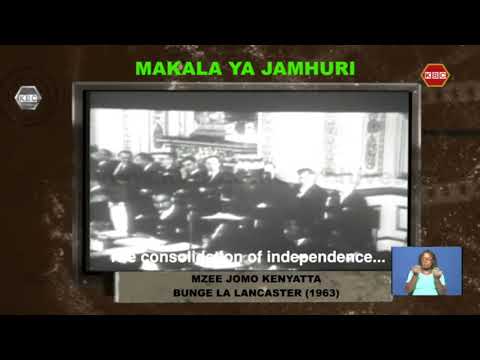 Maktaba Yetu: Mzee Jomo Kenyatta akiwa kwenye bunge la Lancaster, 1963