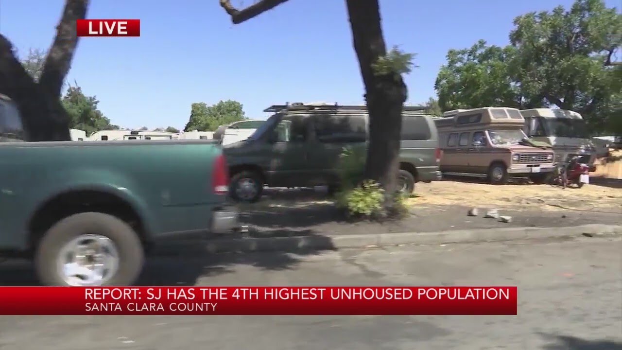 Report: SJ has the 4th highest unhoused population - YouTube