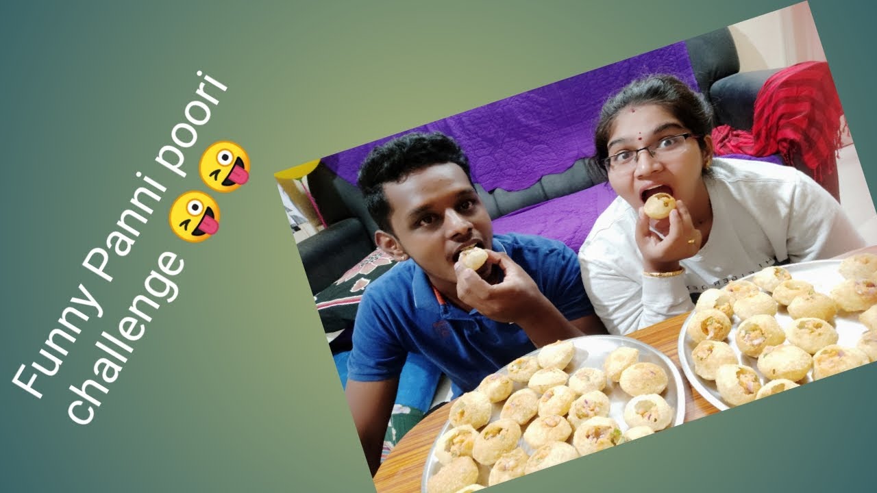 Mini challenge # pani poori challenge ## family time ## husband and ...