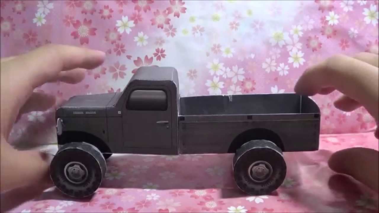 Papercraft Dodge Power Wagon Truck Finish - YouTube