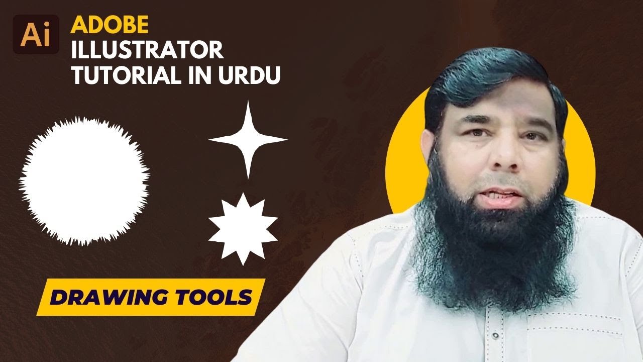 Adobe illustrator Tutorial in Urdu || Scallop Tool || Crystallize Tool ...