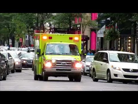 PARAMEDICS RESPONDING IN MONTREAL QUEBEC - AUGUST 2018 - YouTube
