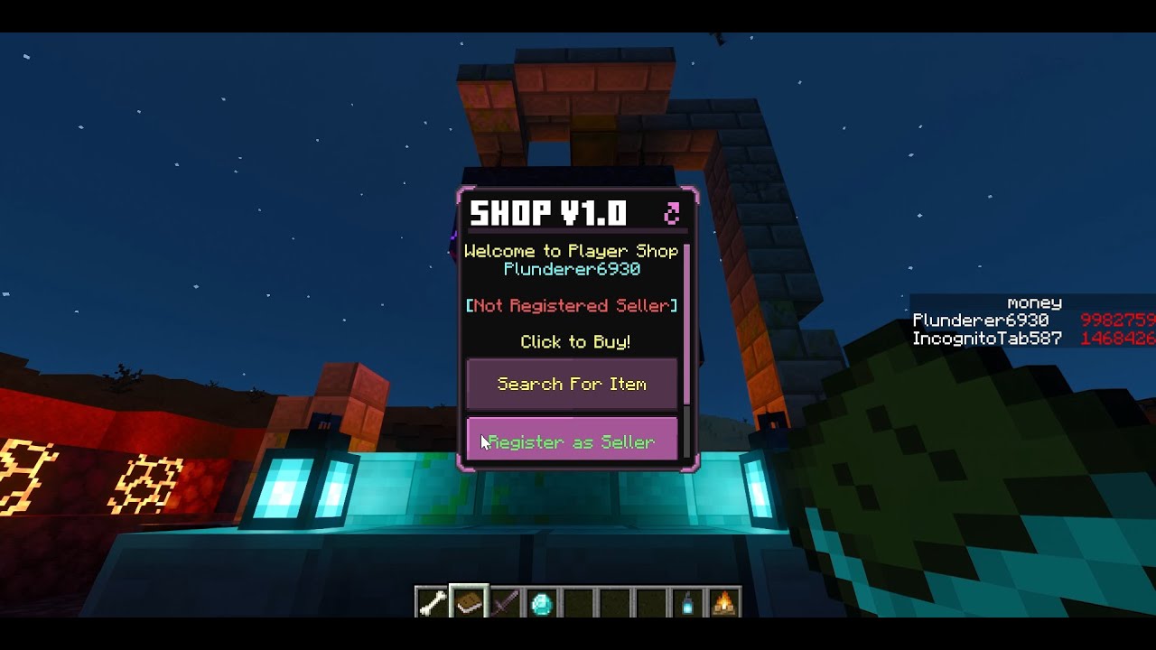[ Addon ] Player Shop - Buy&Sell for Minecraft Bedrock - YouTube