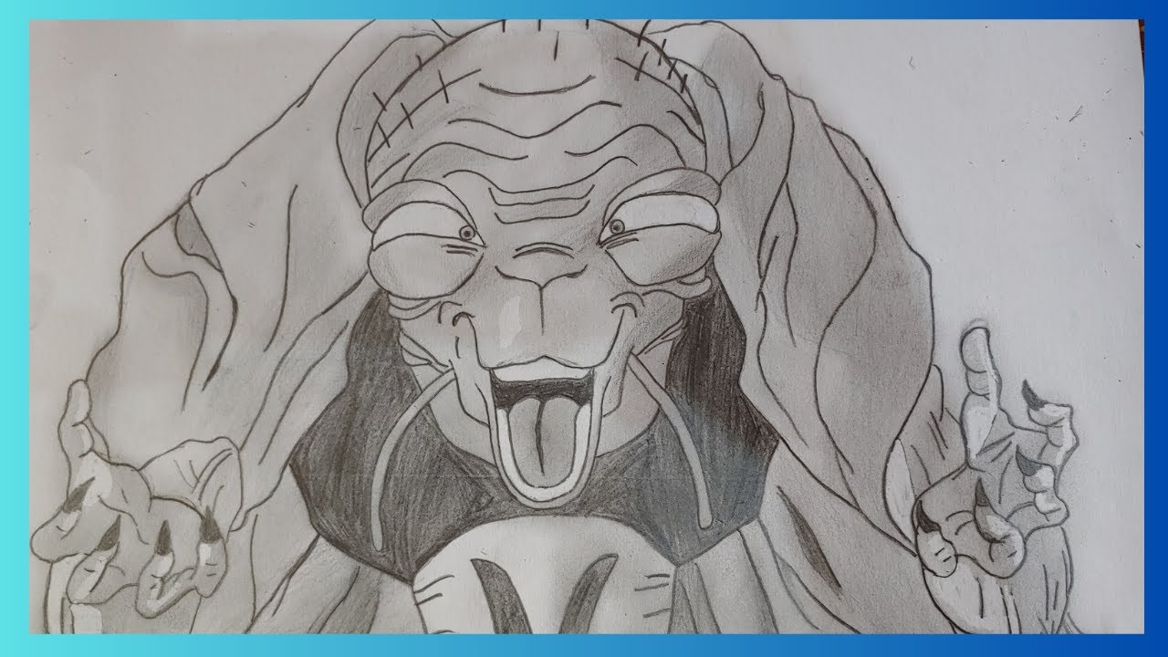 2da Parte: Sombreando A El Mago Babidi, Saga De Majimbu. #drawing # ...
