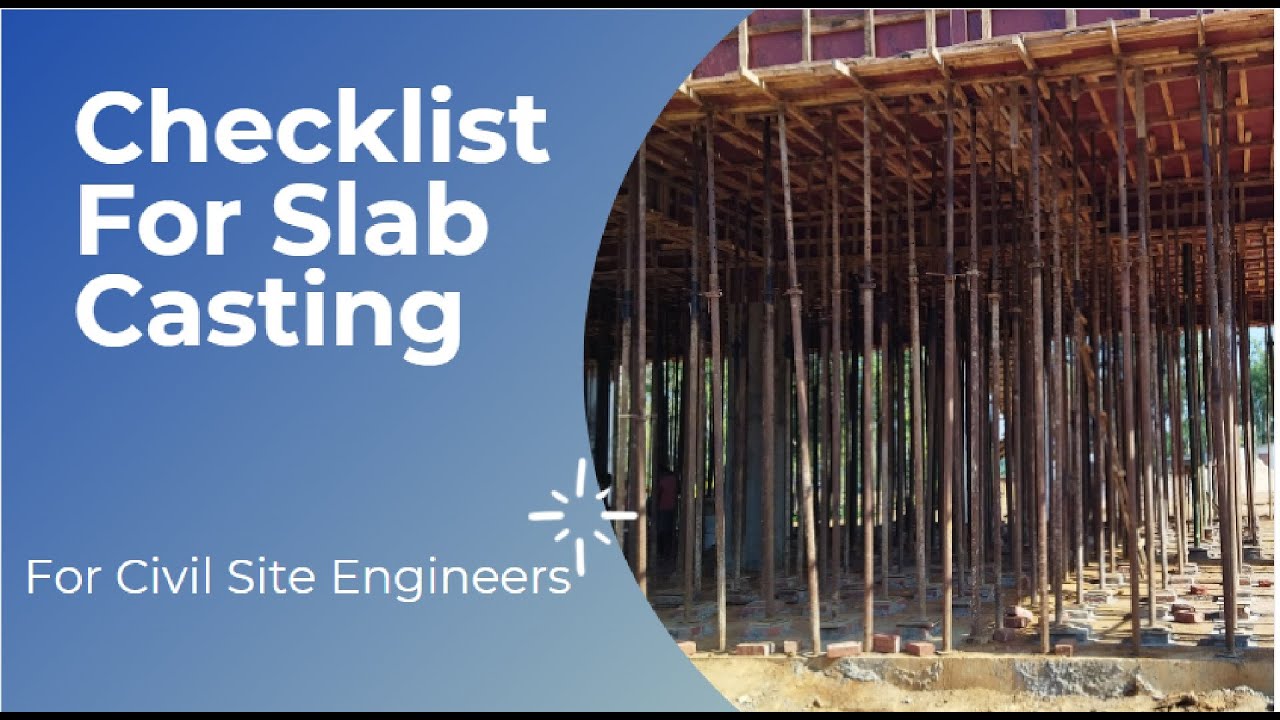 Checklist before Slab Casting for Civil Site Engineers - YouTube