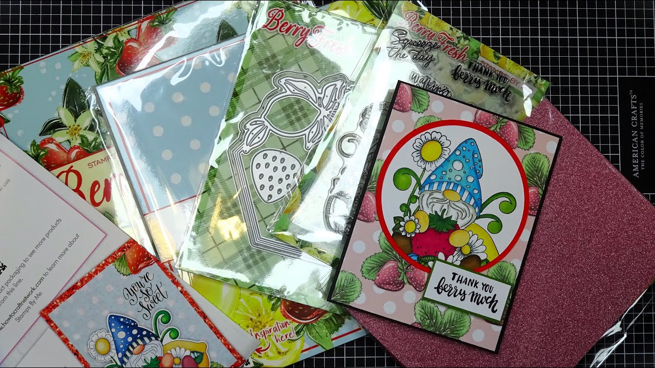 Stamps by Me Berry Fresh Card-Making Kit Review Tutorial! A Sweet ...