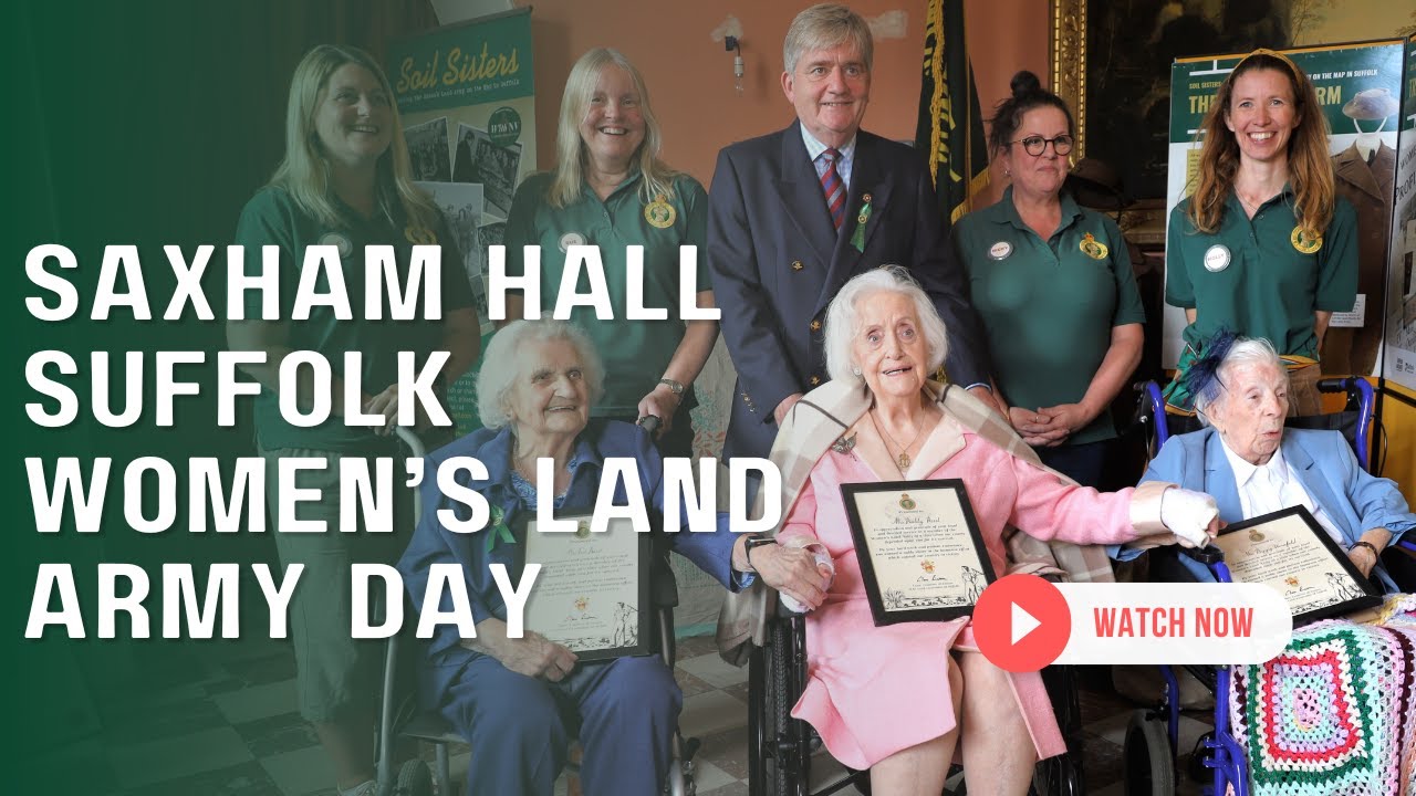 Saxham Hall Women's Land Army Tea Party June 2024 - YouTube