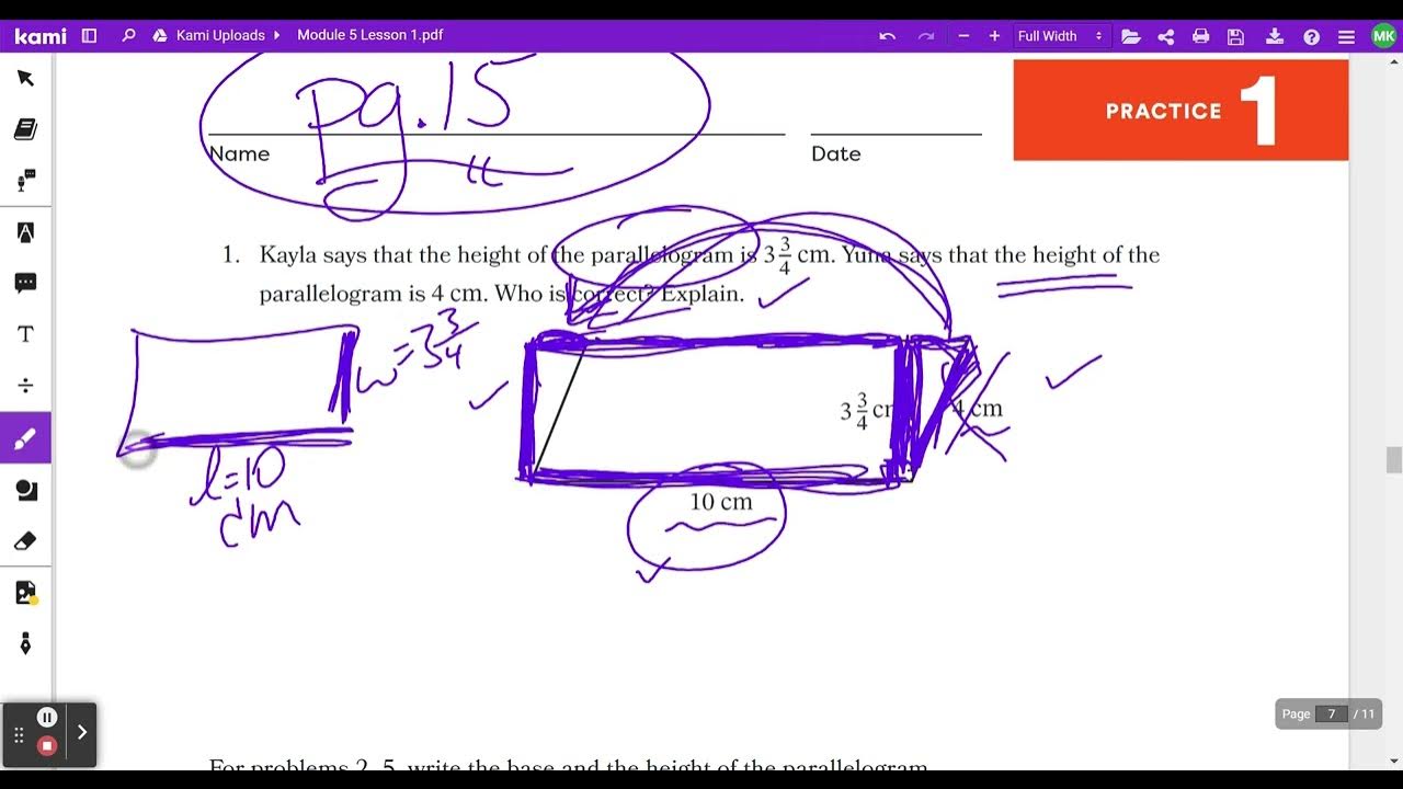 Eureka Squared - Grade 6 - Module 5 - Lesson 1 - YouTube