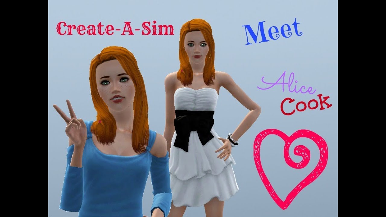 Create-A-Sim (Alice Cook) - YouTube