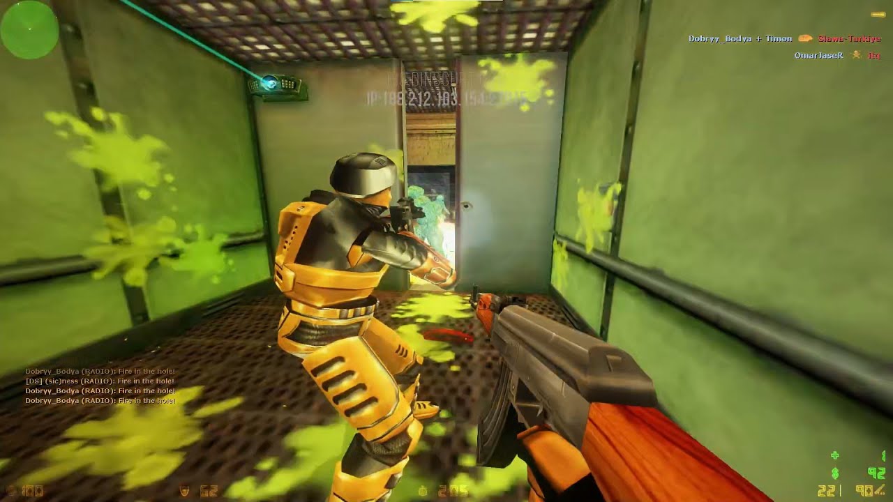 Counter Strike 1.6 | Biohazard | H.EV. Suit | Realistic Zombies ...