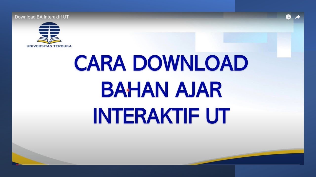 Download BA Interaktif UT - YouTube