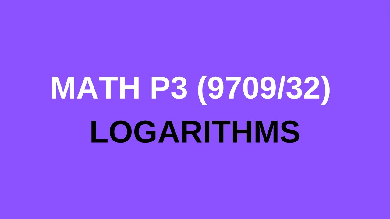 A2 Math P3 & O level Add-Math: Logarithms. Concepts with Examples ...