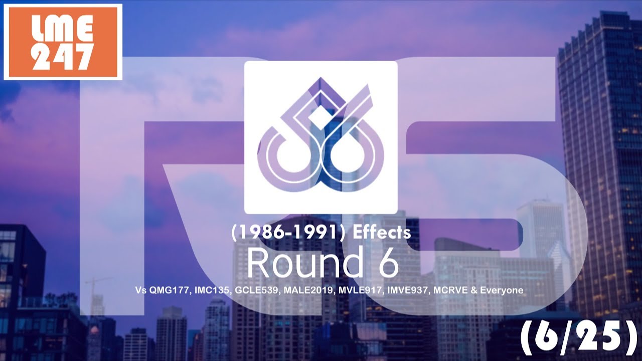 WTVSD (1986-91) Effects R6 Vs QMG177, IMC135, GCLE539, MALE2019 ...