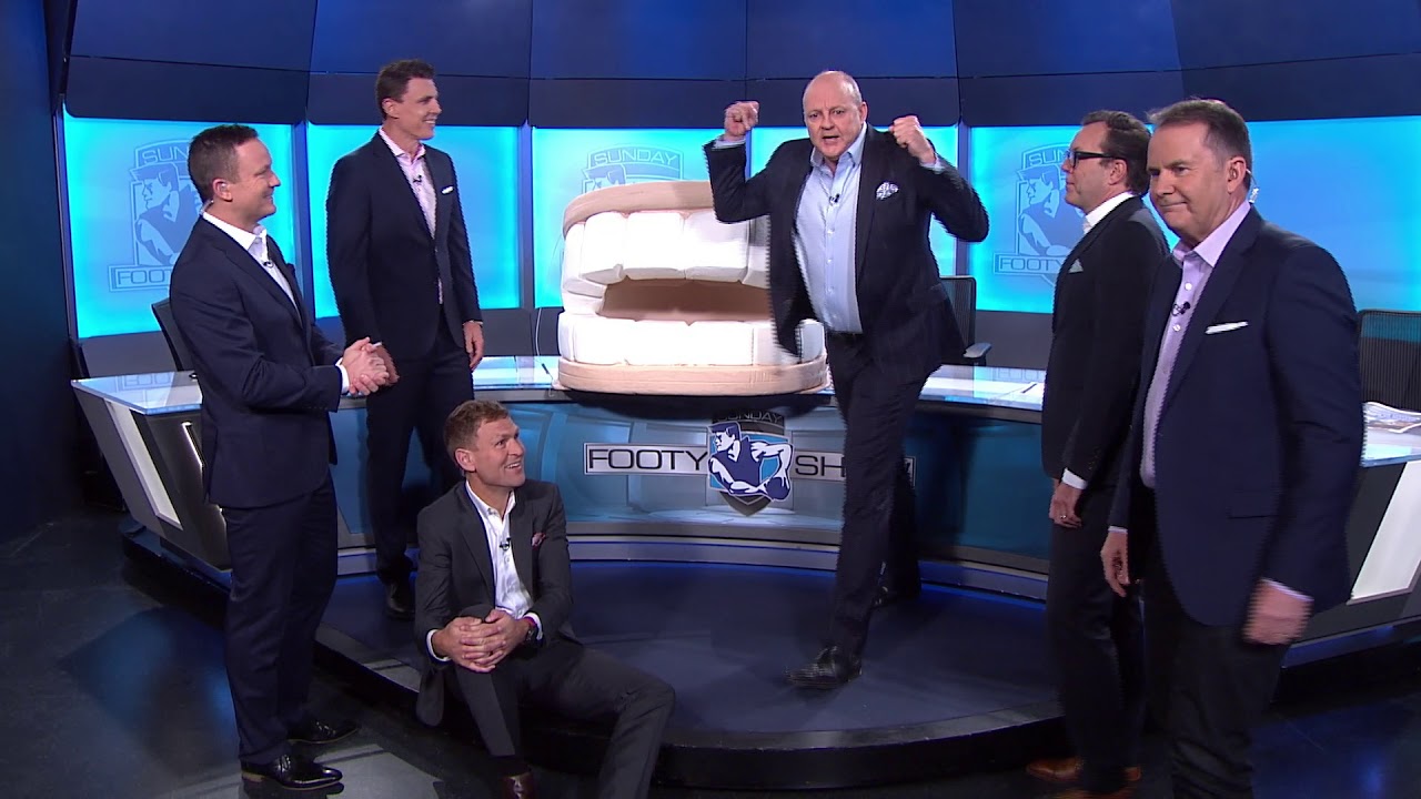 New set for the AFL Sunday Footy Show - YouTube