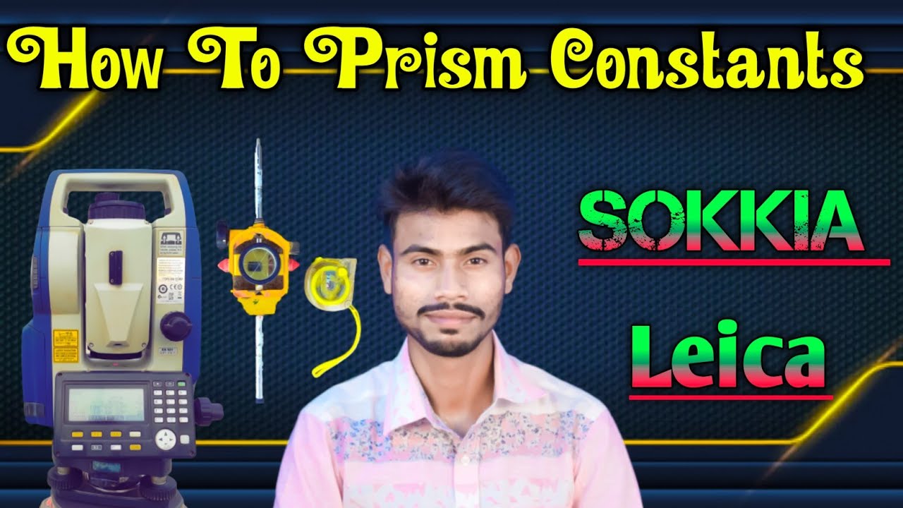 How To Prism Constants Sokkia TS | Part - 19 | You can easily ...