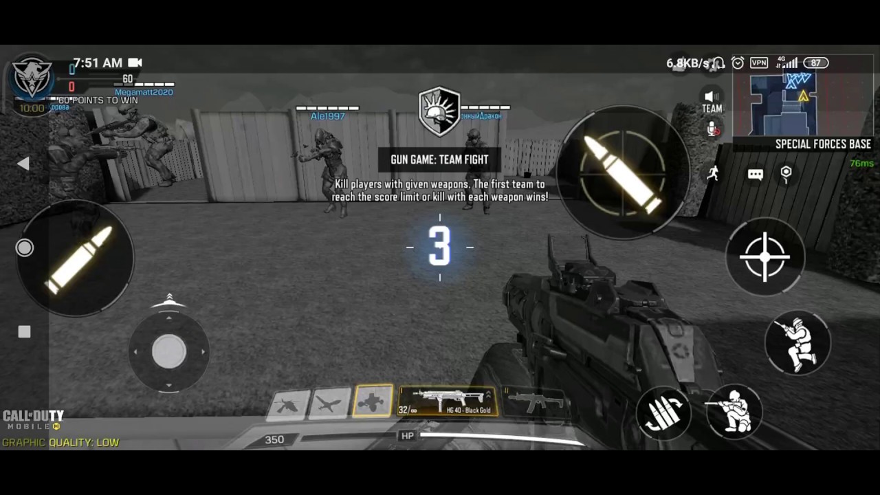 CALL of DUTY Mobile - MP (Gun Game: Team Fight) - Gameplay #138 - YouTube