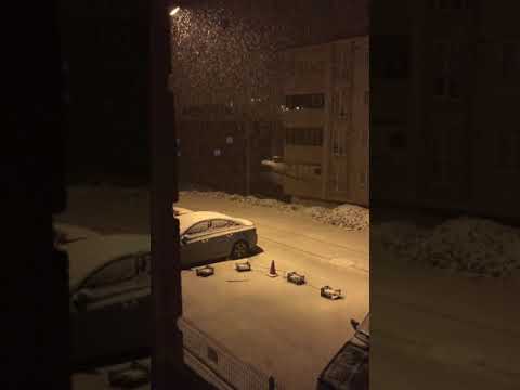 Mukemmel Cok guzel kar yagışı