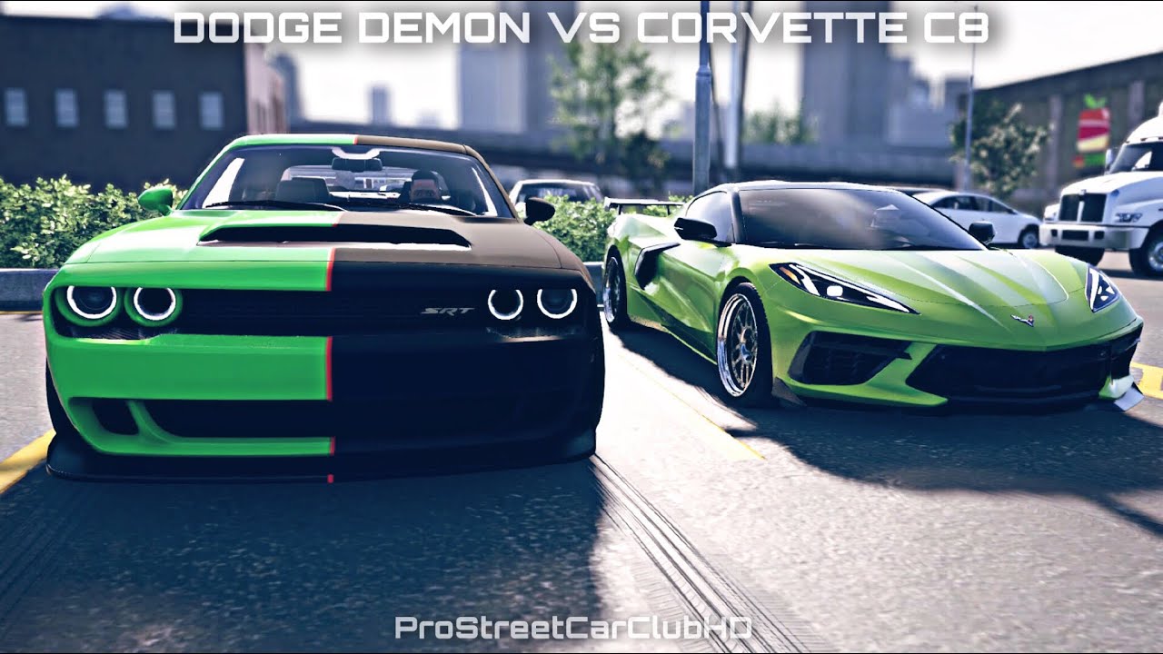 (PS4) The Crew 2: 900+HP Corvette C8 Vs 960HP Demon| Roll/Dig Race ...