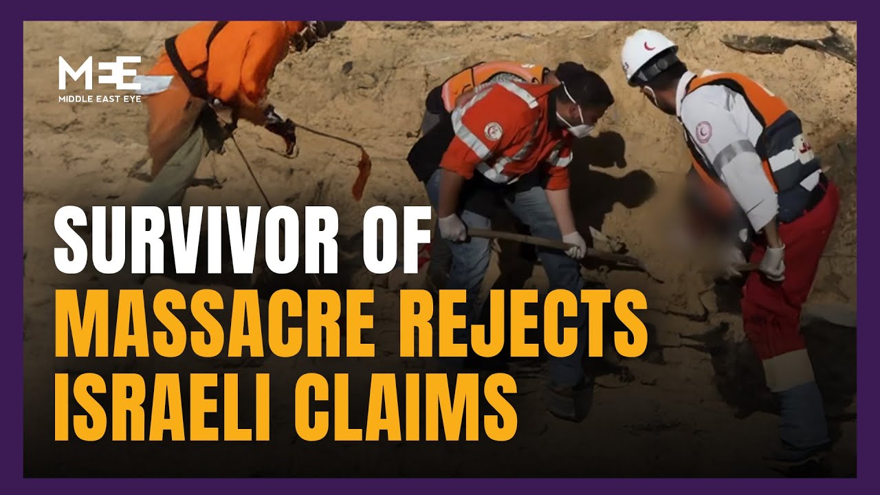 'All crews are civilians': Sole survivor of Red Crescent massacre ...