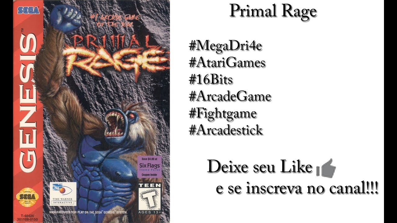 Game da Semana - Primal Rage - Mega Drive - YouTube