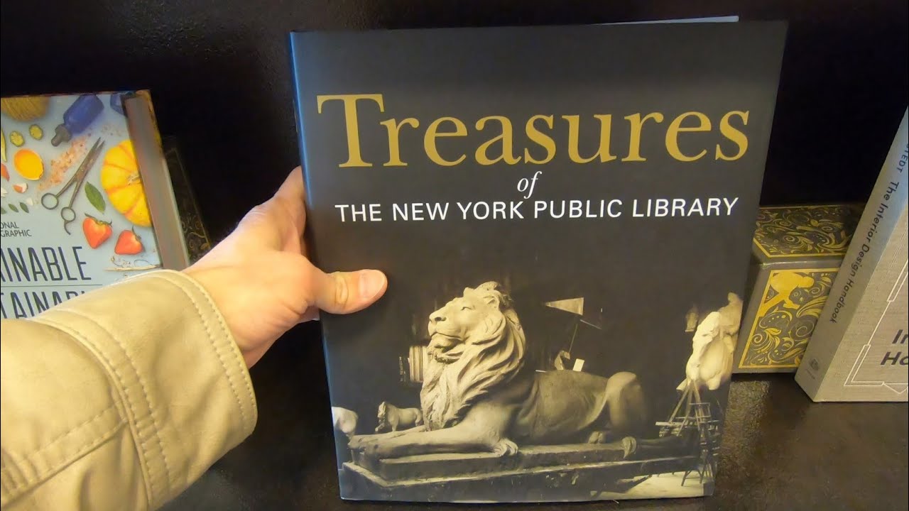 TREASURES OF THE NEW YORK PUBLIC LIBRARY BOOK CLOSE UP AND INSIDE LOOK ...