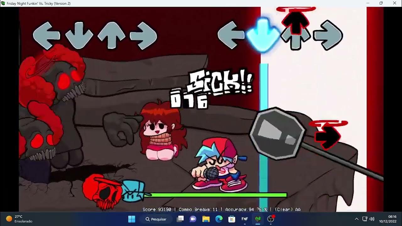 Fnf Tricky 2 0 Expurgation Unfair Bot Youtube