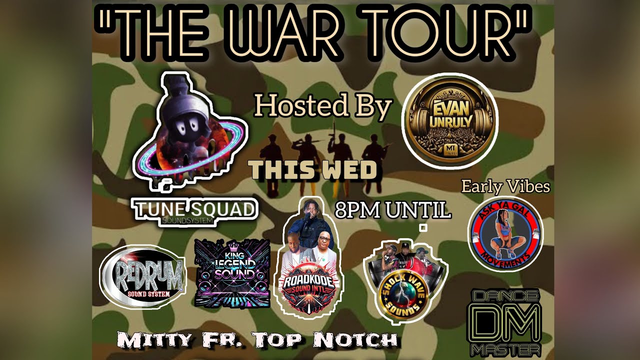 WARRISH WEDNEZDAZE PRESENTS:"THE WARR TOUR "* WEEK FEW* 2026 - YouTube