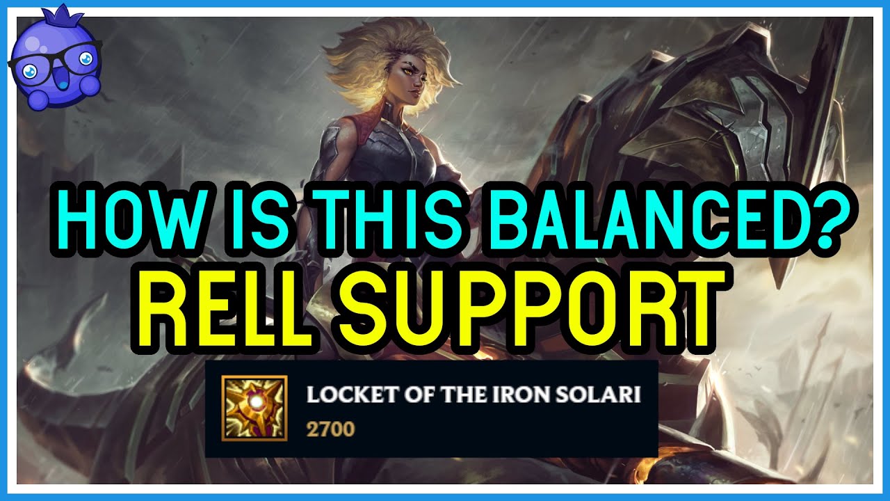 BALANCED? Rell Support Gameplay on PBE - League of Legends - YouTube