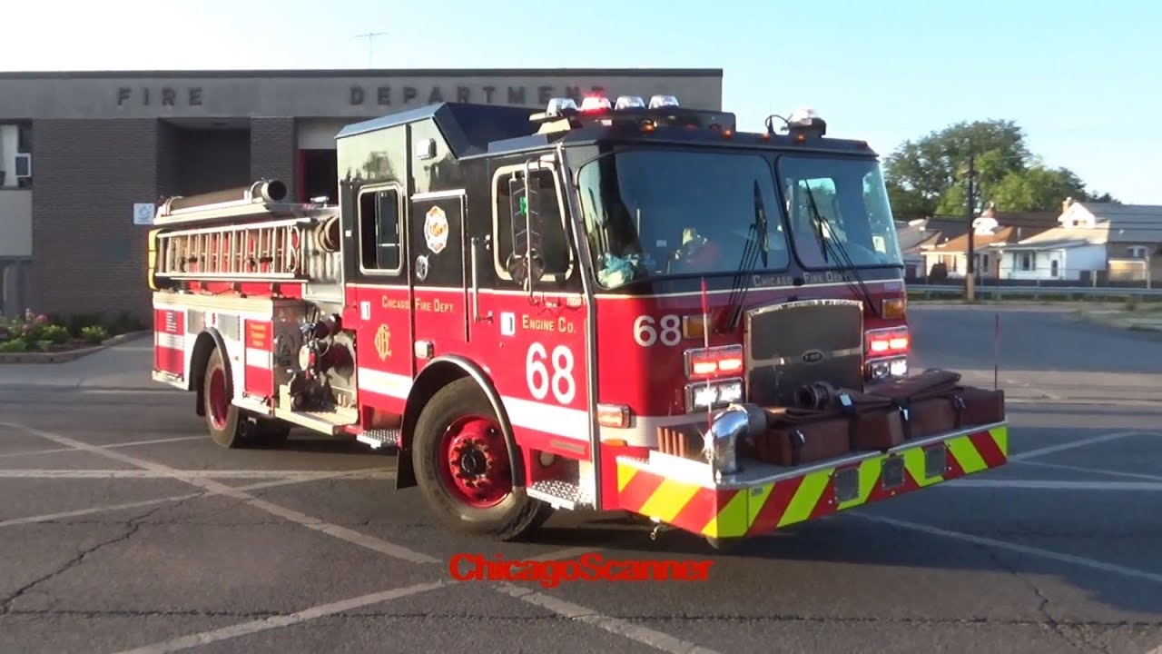 Chicago Fire Department Engine 68 Responding - YouTube