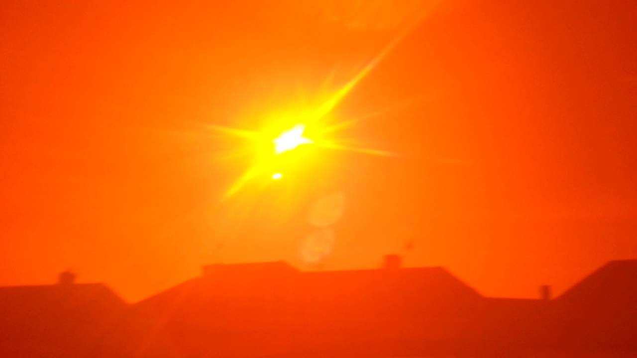 Fake sun possibly - YouTube