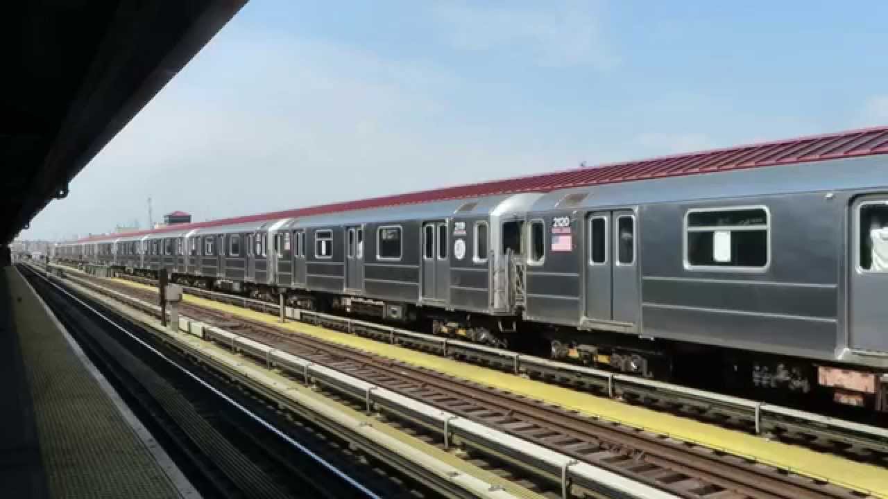 NYC Subway Special: Queensboro Plz bound R62A 7 Train (w. 9 side ...