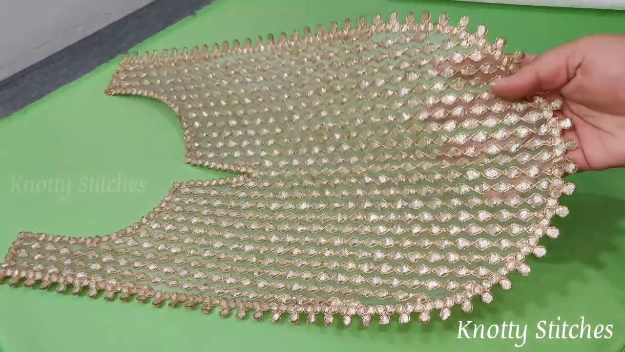 Attach Ready-made Neck Patch Perfectly / How to attach Readymade neck ...