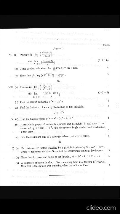 #polytechnic first semester #math question paper - YouTube