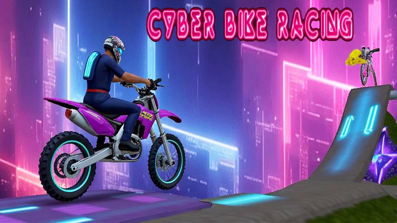 Cyber Bike Racing Shooter Game Gameplay - YouTube