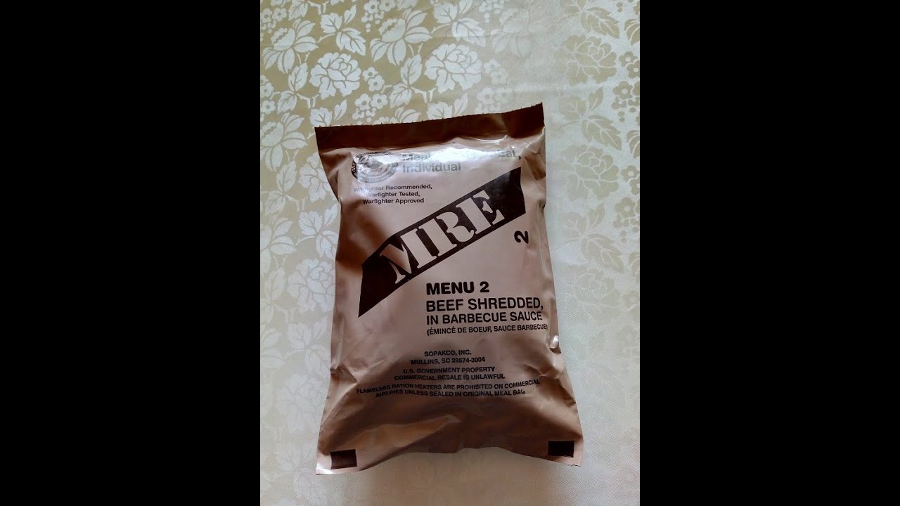 Testing US Military MRE Menu 2 (Meal Ready to Eat) Тест на военна ...