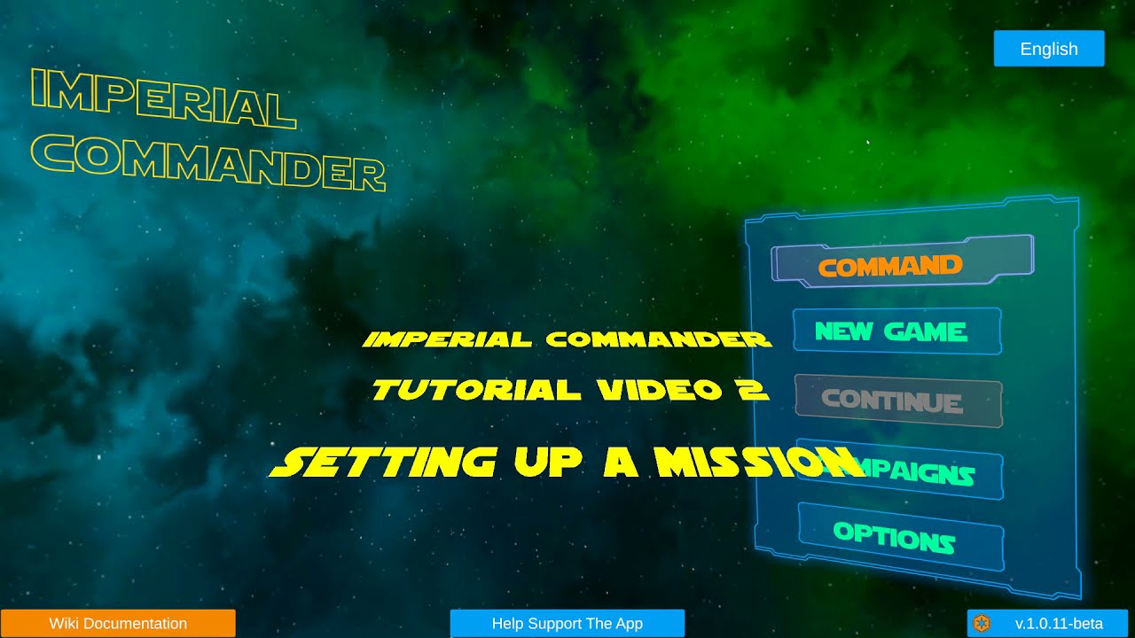 Imperial Commander Tutorial 2: Setting up a Mission - YouTube