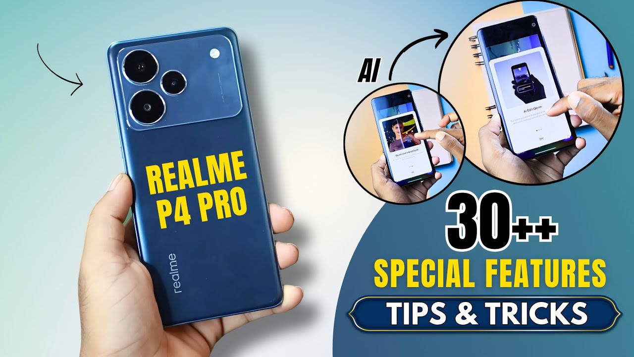 Realme P4 Pro Tips And Tricks 🔥 Top 30+ Special Features | realme p4 ...