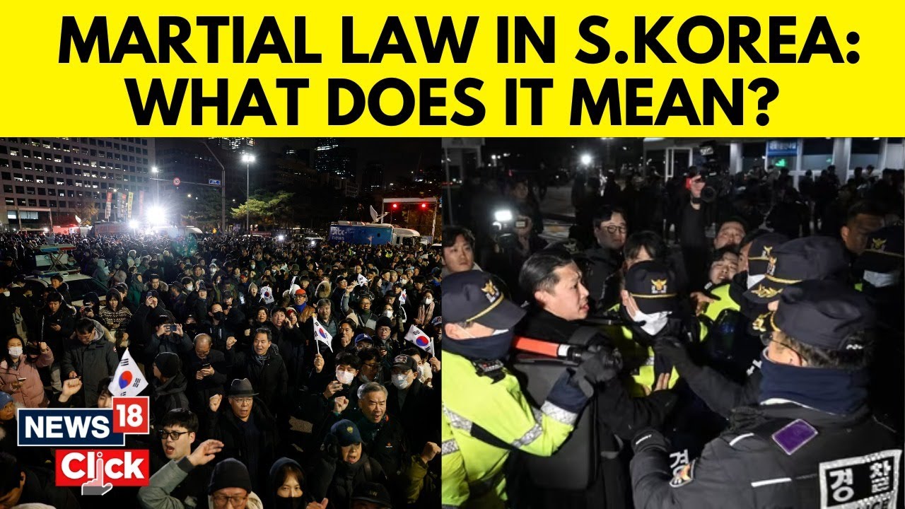 Martial Law In South Korea | What Does Martial Law Mean And What Is ...