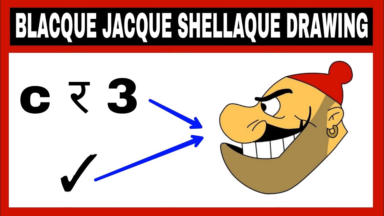 Easy BLACQUE JACQUE SHELLAQUE drawing for beginners | BUGS BUNNY ...