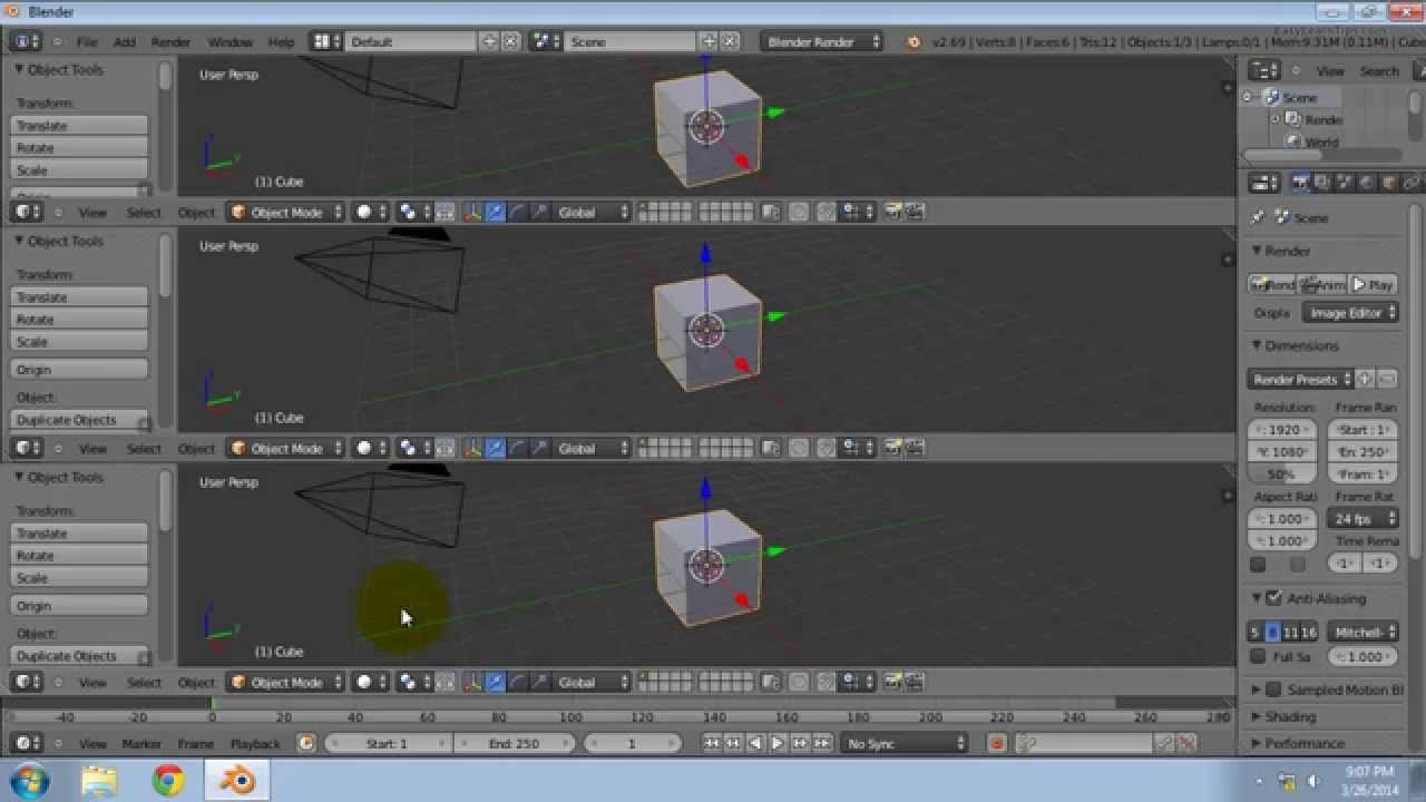 Splitting a window frame in Blender - YouTube