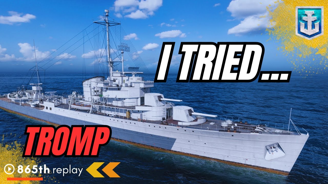TROMP Destroyer / WoWs / World of Warships #wows #worldofwarships # ...