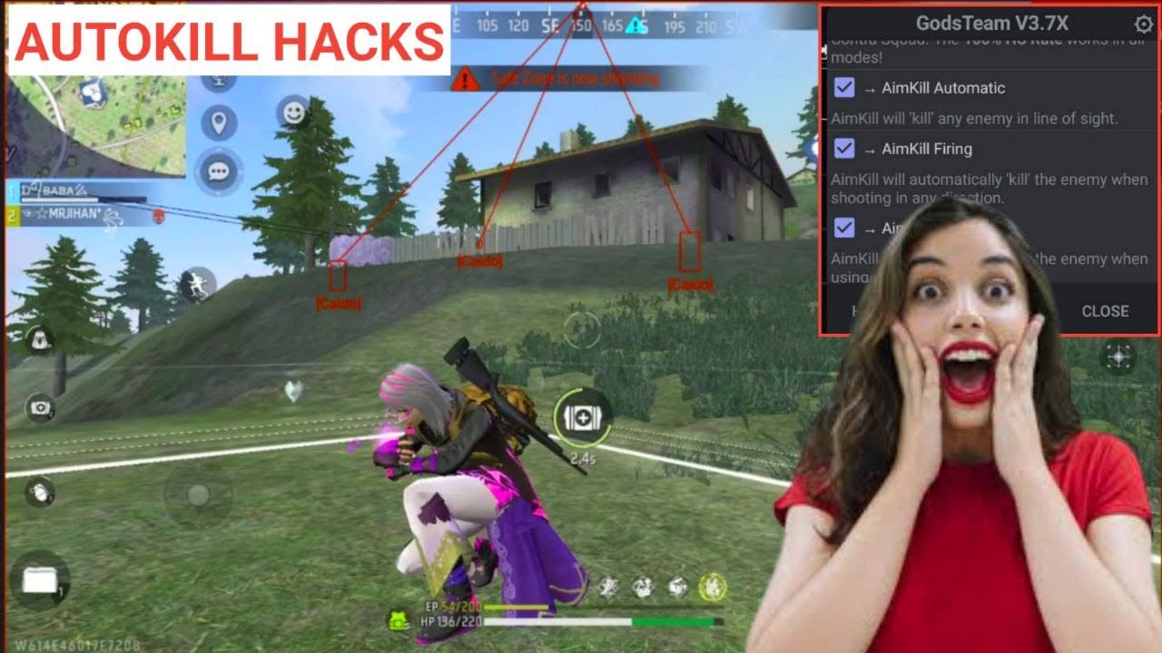 free fire vip injector / rank work autokill flying mod manu gods team ...