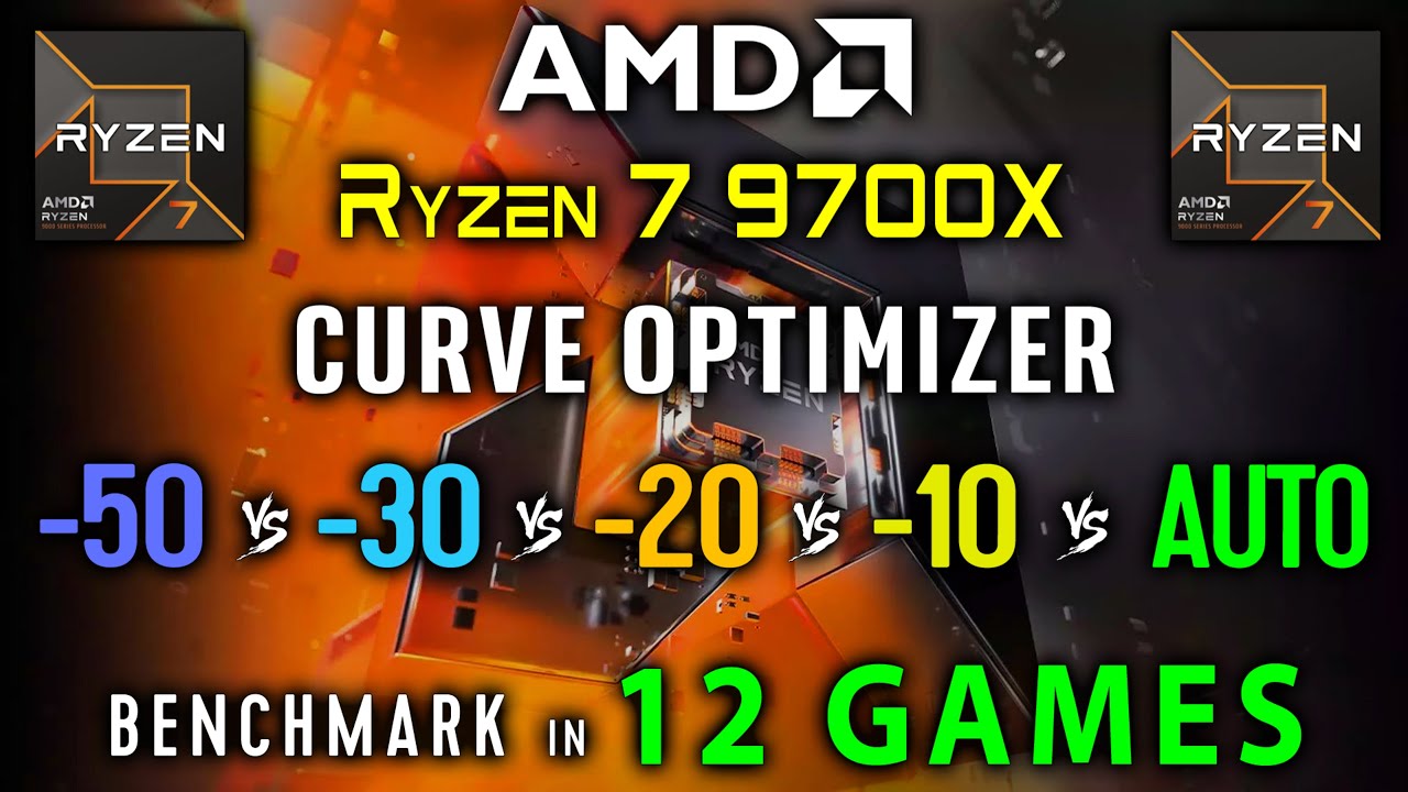 Ryzen 7 9700X Curve Optimizer - gaming performance Benchmark | Undervolting | ZEN 5 Curve ...